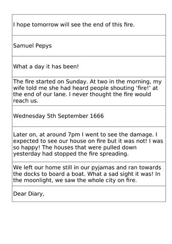 Year 2 Vlad and the Great Fire of London | Teaching Resources