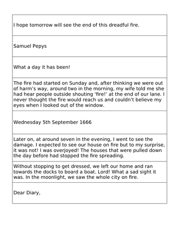 Year 2 Vlad and the Great Fire of London | Teaching Resources