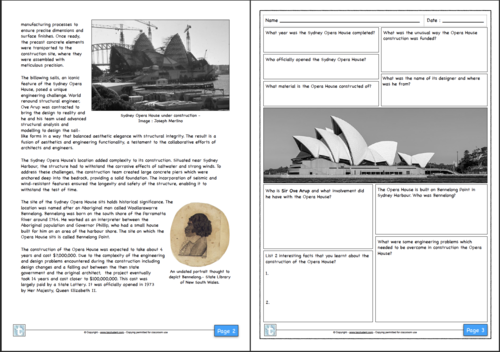 Engineering Case Study - Sydney Opera House | Teaching Resources