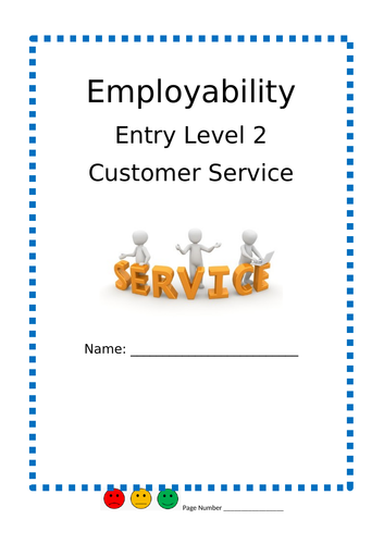 Employability Entry Level 2 Customer Service (ASDAN) | Teaching Resources