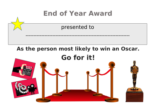 End of year certificates. Set of 34. | Teaching Resources
