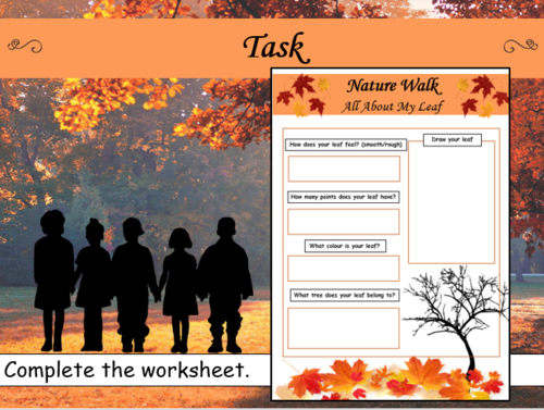 Writing - Season Poetry - Autumn - Nature Walk - Lesson 2 - KS1/KS2 ...