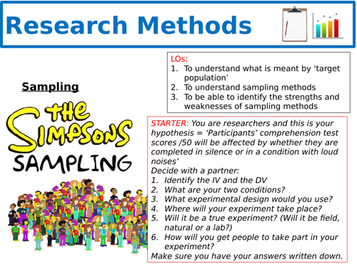 AQA GCSE Psychology 9-1 Research Methods - TOPIC BUNDLE | Teaching ...
