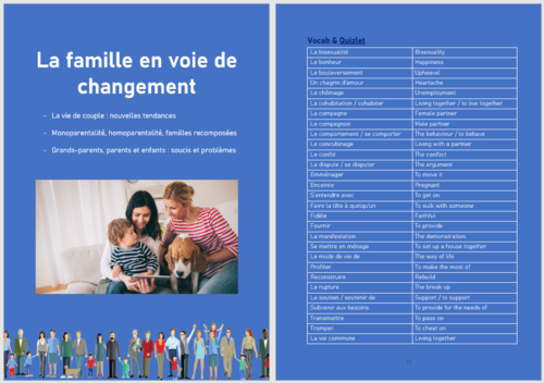 A-Level y12 French booklet | Teaching Resources