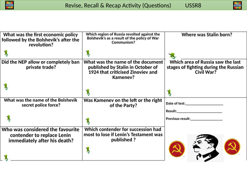 Stalin - Maintaining the Dictatorship - Terror and Purges | Teaching ...