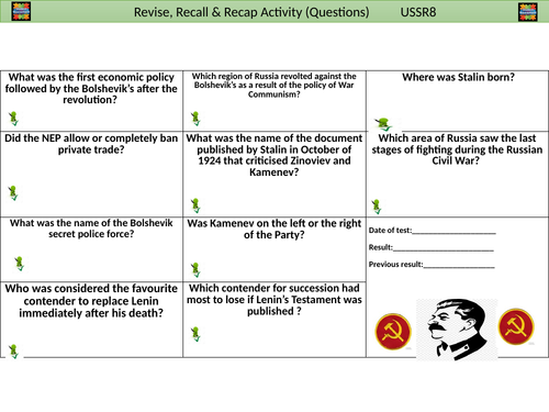 Stalin - Maintaining the Dictatorship - Terror and Purges | Teaching ...