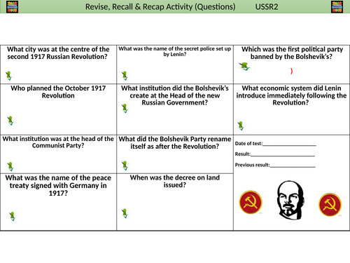 Russian Civil War - Very Detailed | Teaching Resources