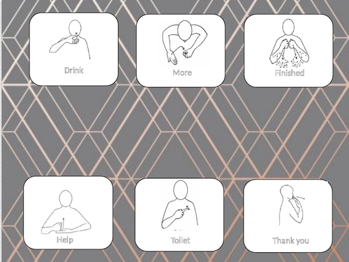 mealtime communication mats bundle SEN Autism Makaton | Teaching Resources