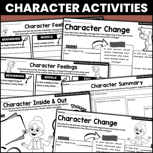 The Old Woman Who Named Things Read Aloud Book Companion Activities ...