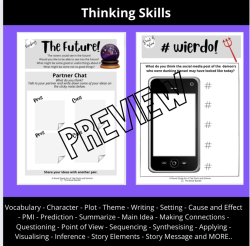 A TALE DARK & GRIMM by Adam Gidwitz NOVEL STUDY and Reading ...