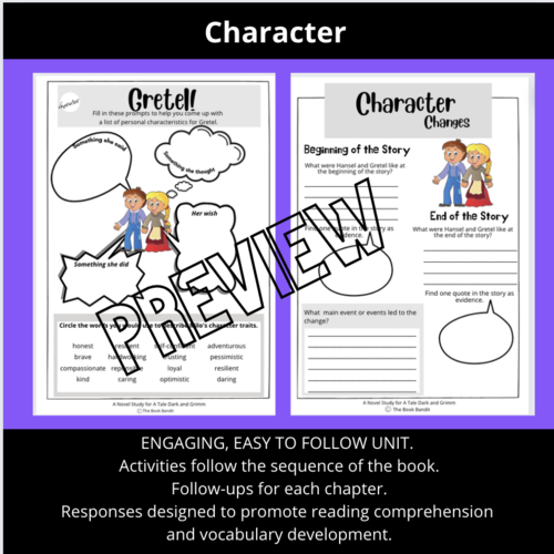 A TALE DARK & GRIMM by Adam Gidwitz NOVEL STUDY and Reading ...