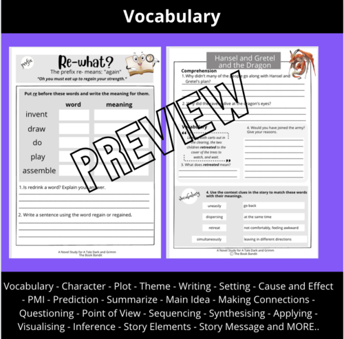 A TALE DARK & GRIMM by Adam Gidwitz NOVEL STUDY and Reading ...