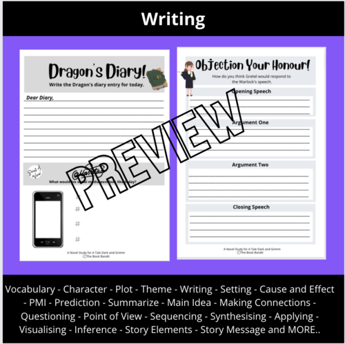 A TALE DARK & GRIMM by Adam Gidwitz NOVEL STUDY and Reading ...