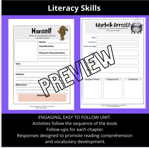 A TALE DARK & GRIMM by Adam Gidwitz NOVEL STUDY and Reading ...