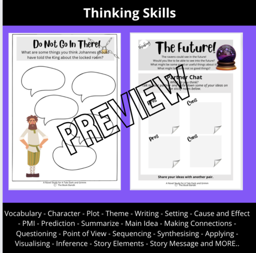 A TALE DARK & GRIMM by Adam Gidwitz NOVEL STUDY and Reading ...