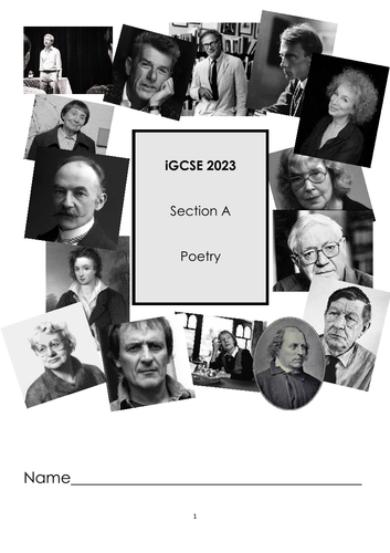 Songs of Ourselves - Volume 1 Part 4 - CIE 2023-25 - All Poems Analysed ...