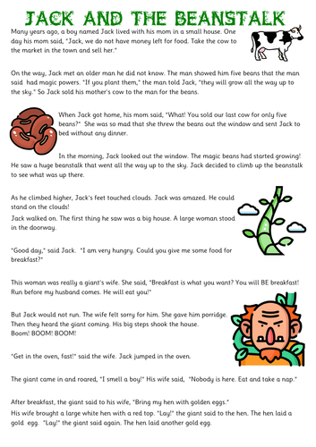 Jack and the Beanstalk | Teaching Resources