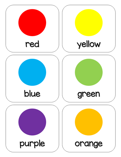 ESL EFL YLE Starters Beginners - Colour flashcards, games and ...