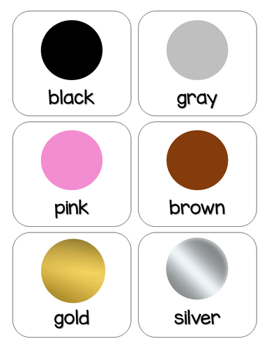 ESL EFL YLE Starters Beginners - Colour flashcards, games and ...