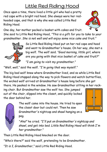 Little Red Riding Hood | Teaching Resources