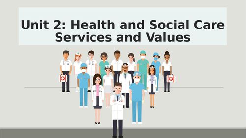 BTEC Tech Health and Social Care - Component 2 (HSC Services and Values ...
