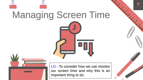 Screen Time - Online Safety - PSHE | Teaching Resources