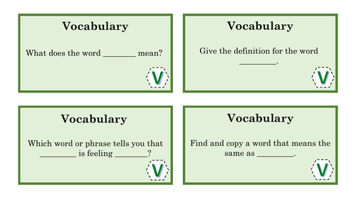 VIPERS Question Cards | Teaching Resources