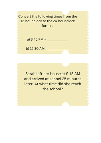 Year 4 Maths Exit Tickets | Teaching Resources