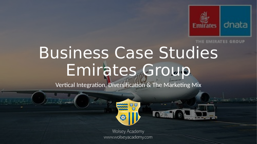 IGCSE Business Case Study - Middle East - Emirates Group | Teaching ...