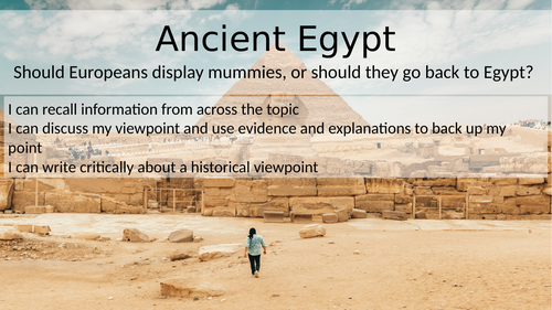 Ancient Egypt - Should the Mummies go back to Egypt? (Lesson 7 ...