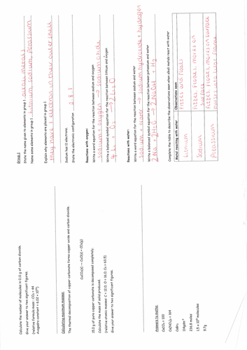 Edexcel GCSE Chemistry Paper 2 Active Recall Revision Workbook ...