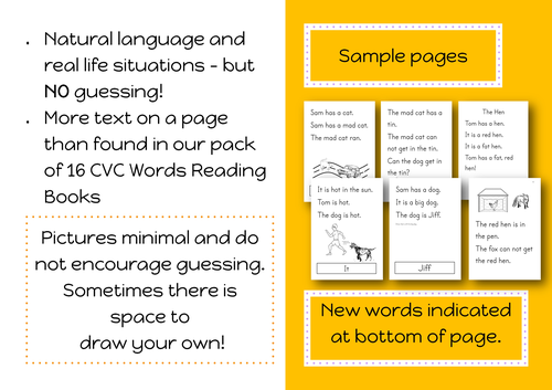 Decodable CVC Leveled Reading Books | Teaching Resources