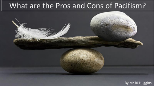 Card Sort: What are the pros and cons of Pacifism? | Teaching Resources