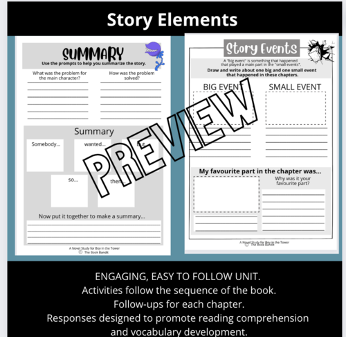 BOY IN THE TOWER by Polly Ho-Yen NOVEL STUDY and Reading Comprehension ...