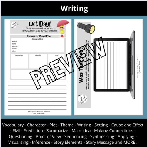 BOY IN THE TOWER by Polly Ho-Yen NOVEL STUDY and Reading Comprehension ...