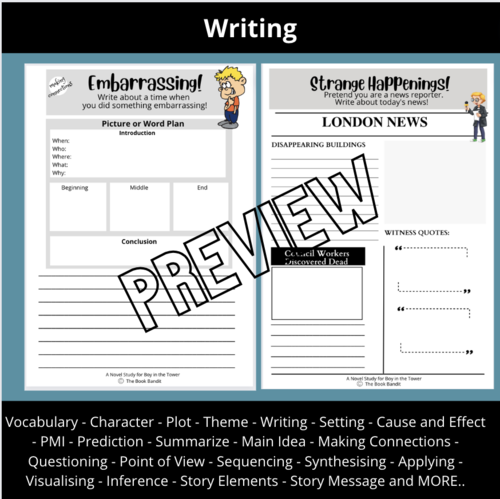 BOY IN THE TOWER by Polly Ho-Yen NOVEL STUDY and Reading Comprehension ...