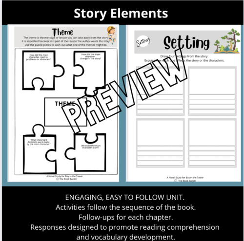 BOY IN THE TOWER by Polly Ho-Yen NOVEL STUDY and Reading Comprehension ...