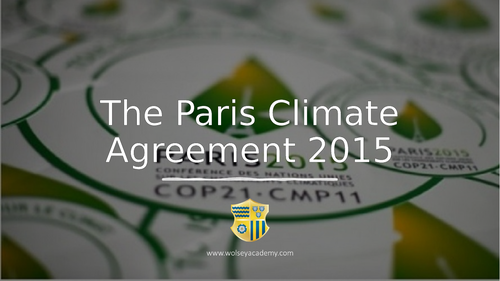 History of Environmentalism - The Paris Climate Agreement 2015 ...