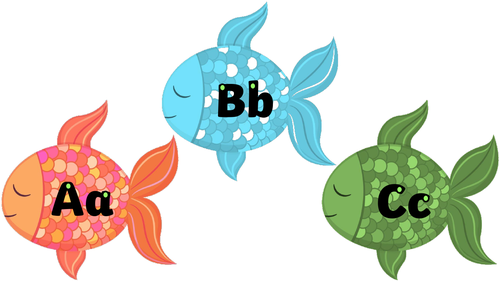 Alphabet on Fish | Teaching Resources