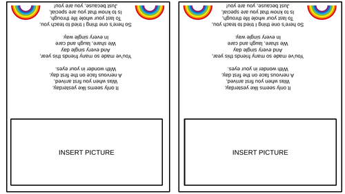 End Of Year Card | Teaching Resources