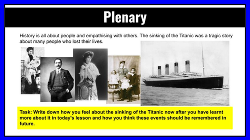 Titanic | Teaching Resources