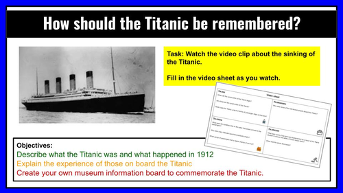 Titanic | Teaching Resources