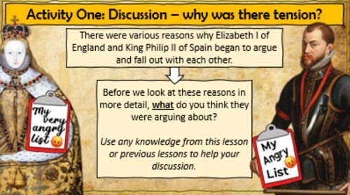 Spanish Armada 1588 - Causes | Teaching Resources