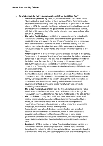 OCR A level History: Civil Rights in the USA 1865-1992: Native American ...