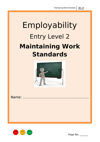 Employability Entry Level 2 Maintaining Work Standards (ASDAN ...