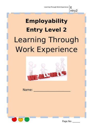 Employability Entry Level 2 Learning Through Work Experience (ASDAN ...