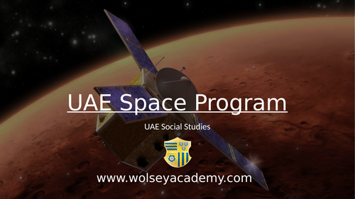UAE Social Studies | UAE Space Program | 27 of 28 | Teaching Resources