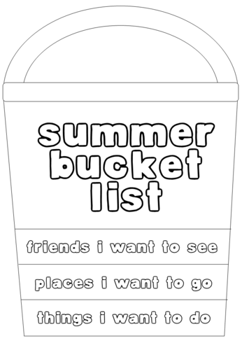 Summer Bucket List Craft - End of the Year Activities | Teaching Resources