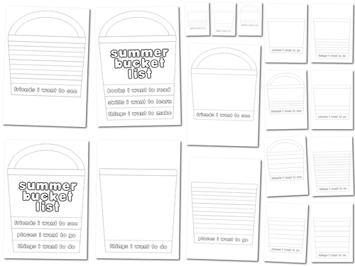Summer Bucket List Craft - End of the Year Activities | Teaching Resources