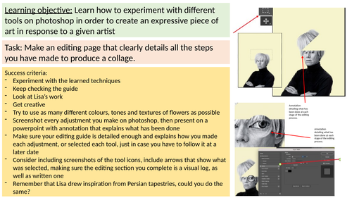 Photography GCSE and A level Lisa Creagh Scanography full unit ...